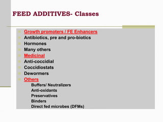 Feed additive its types composition and use | PPT