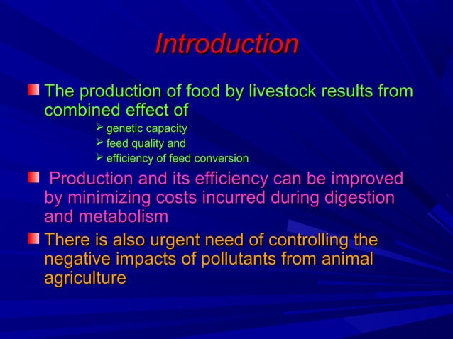 Feed additives for livestock and poultry | PPT