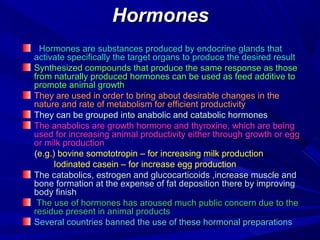 Feed additives for livestock and poultry | PPT