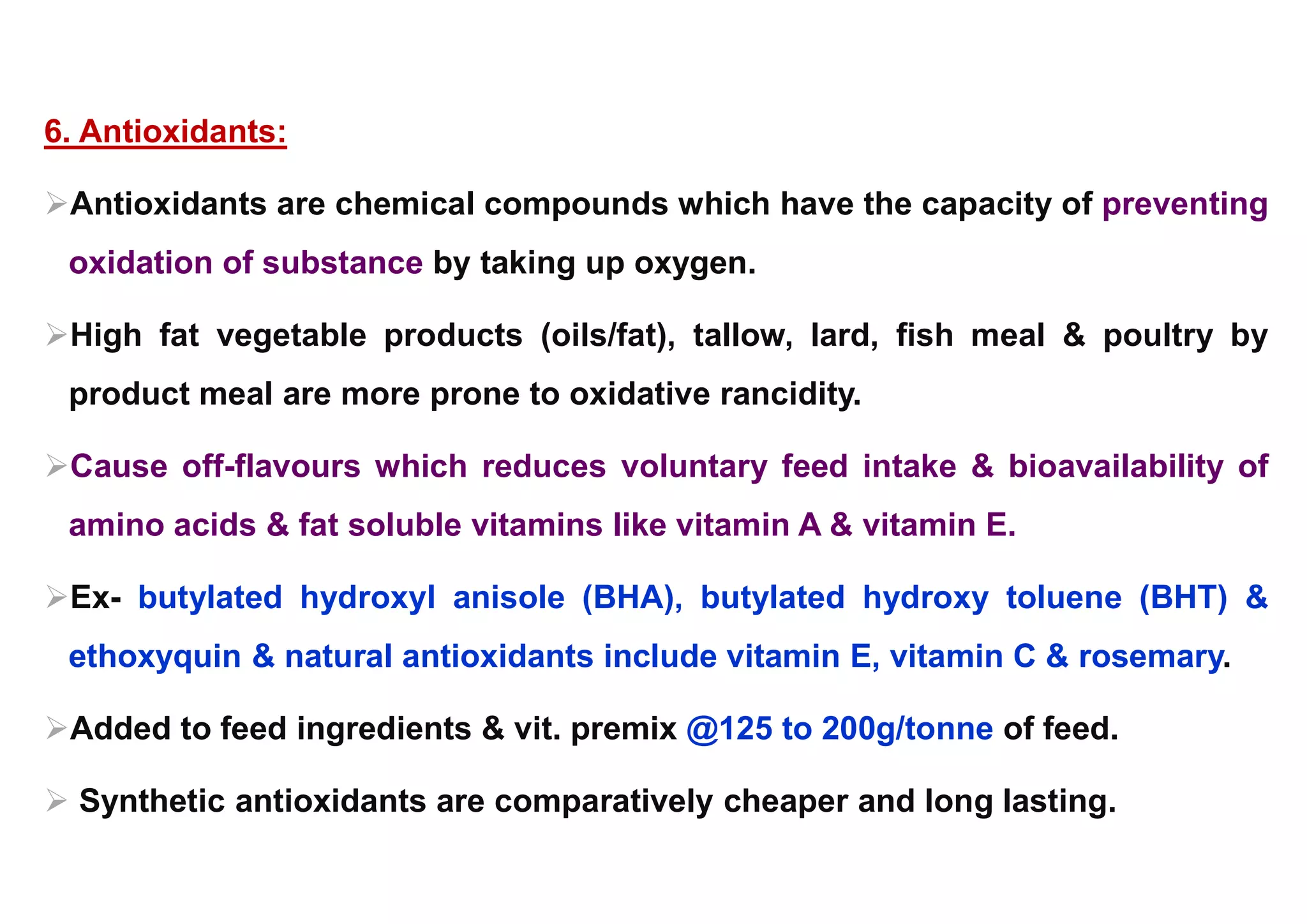Feed Additives in the Ration of Livestock and Poultry | PDF