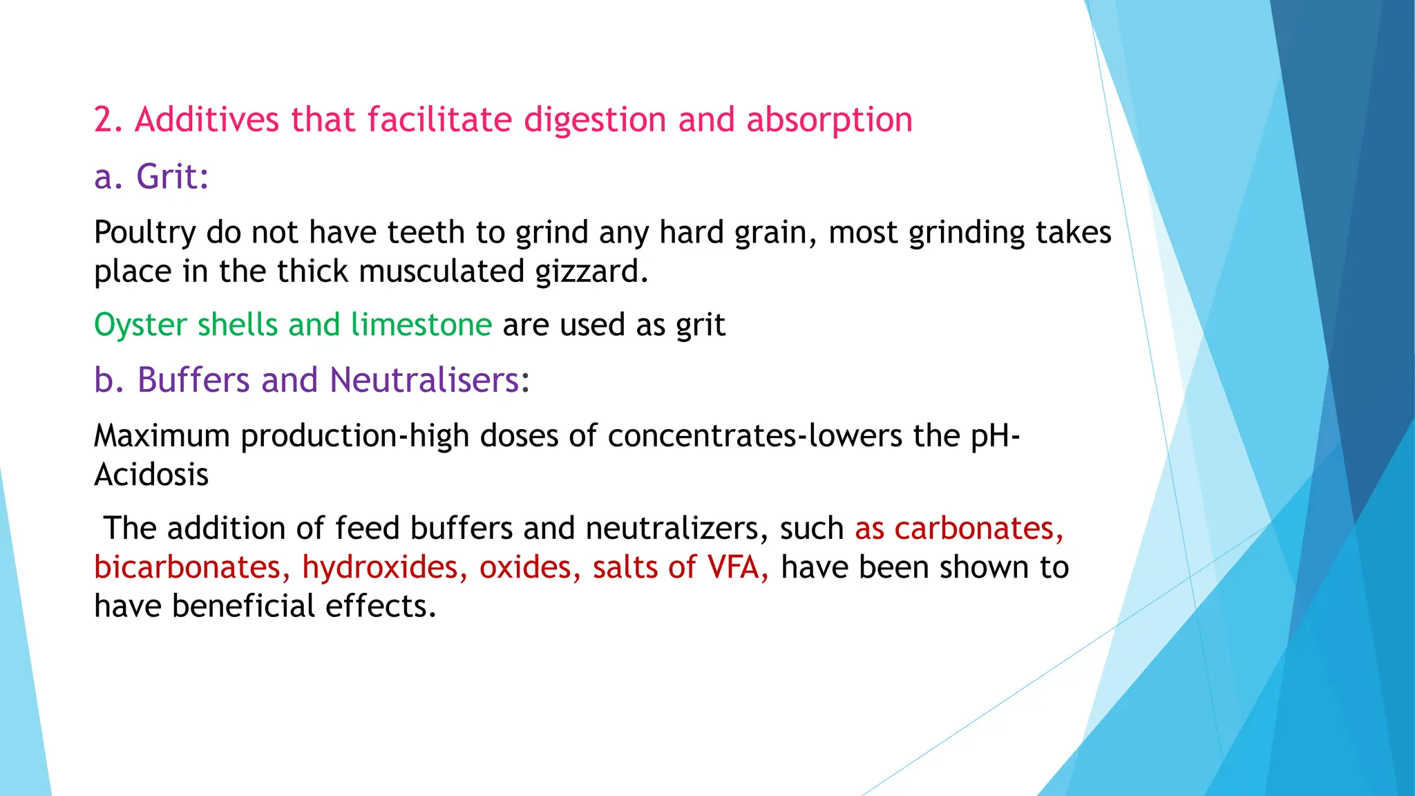 Feed additives, classification and examples | PPTX