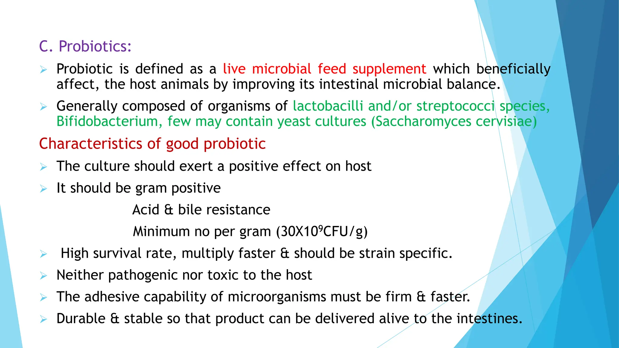 Feed additives, classification and examples | PPTX