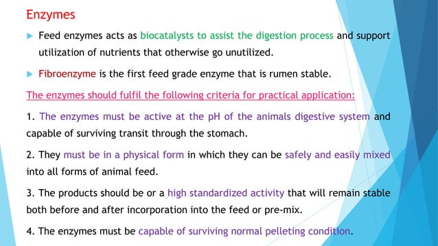 Feed additives, classification and examples | PPTX