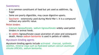 Feed additives, classification and examples | PPTX