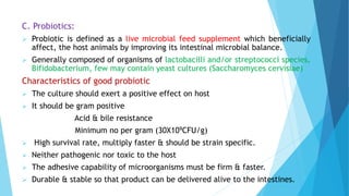 Feed additives, classification and examples | PPTX