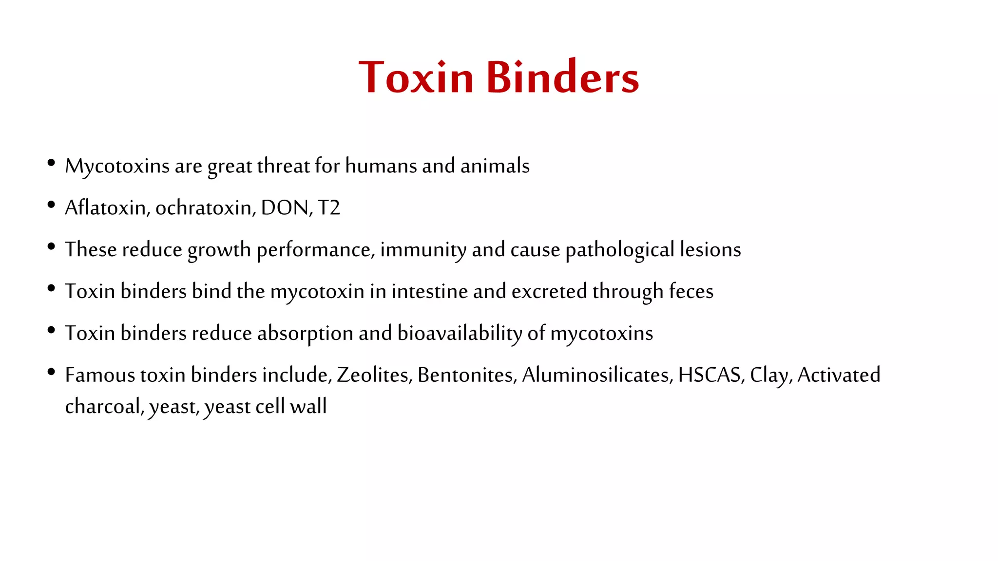 Feed additives for poultry | PPSX