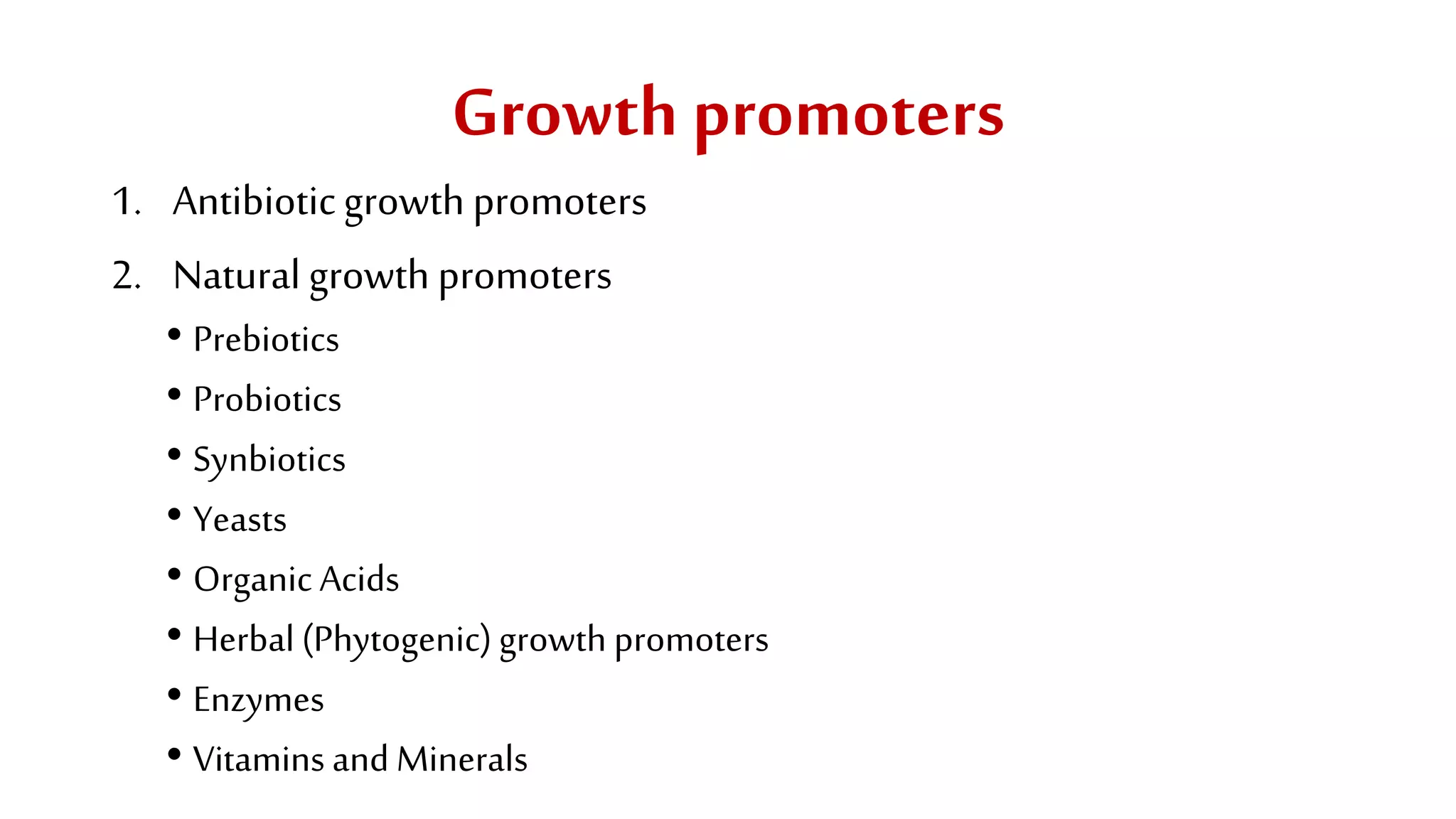 Feed additives for poultry | PPSX