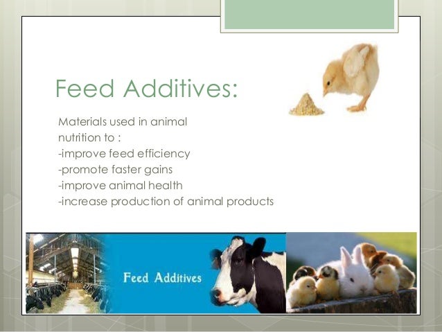Feed additives