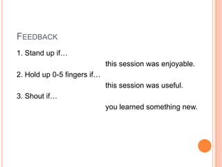 Feedback | PPT
