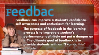 Feedback | PPTX | Educational Assessment | Education
