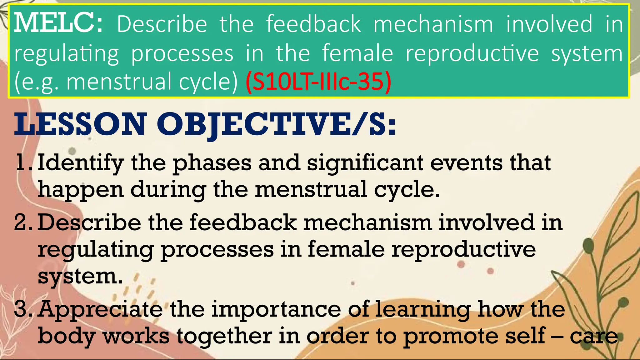 FEEDBACK MECHANISM SCIENCE 8 POWERPOINT P | PPTX