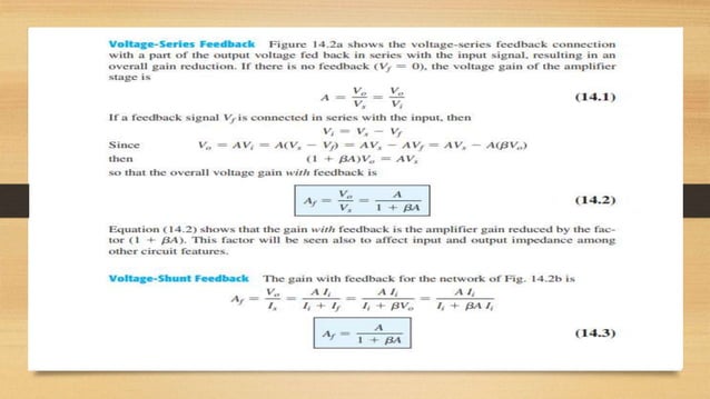 FEEDBACK-AND-OSCILLATOR-CIRCUITS.pptx | Consumer Electronics | Technology & Computing