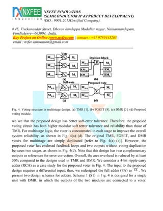 Feedback based low-power soft-error-tolerant design for dual-modular redundancy | PDF