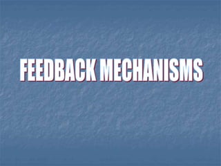 FEEDBACK-MECHANISM.POWERPOINT GRADE 12 SHS | PPT