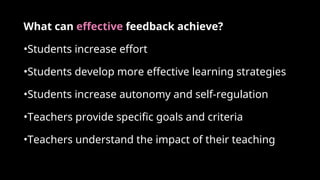 assessment and feedback-presentation.ppt | Educational Assessment ...