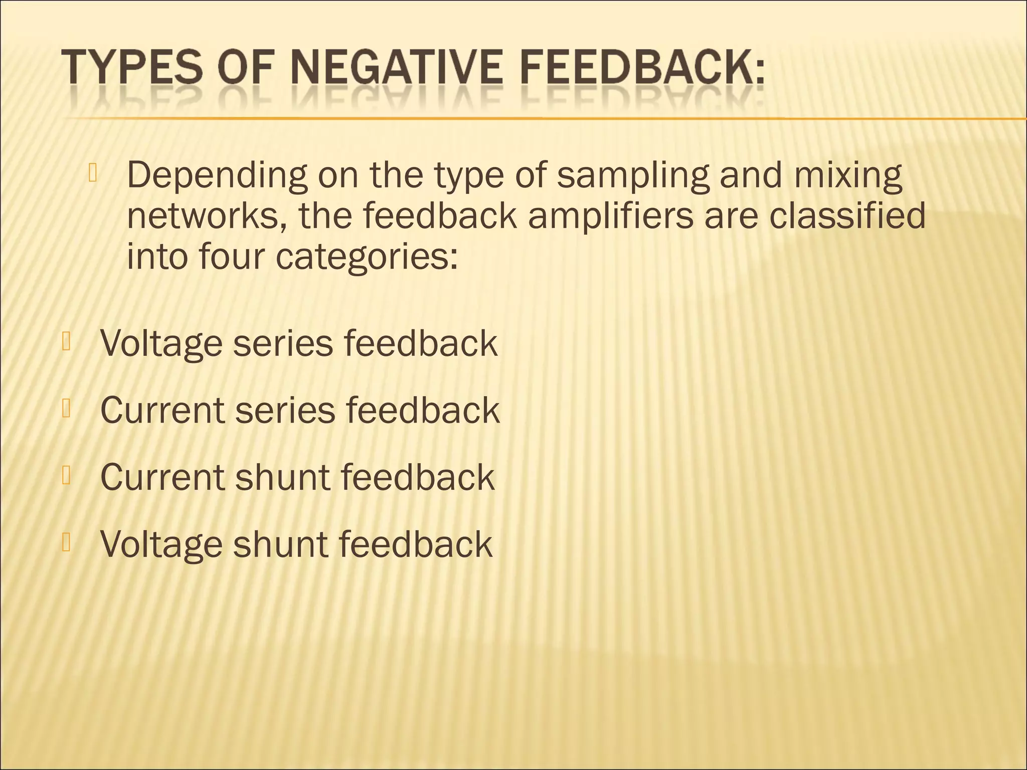 Feedback amplifiers | PPT