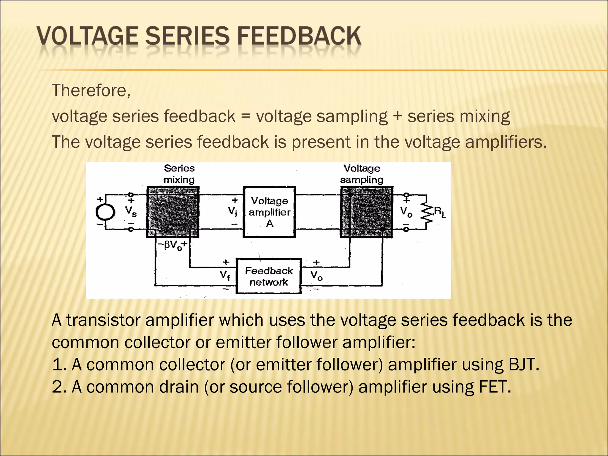 Feedback amplifiers | PPT