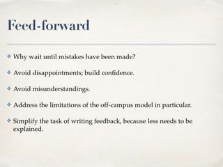 Feedback and feed forward | PPTX