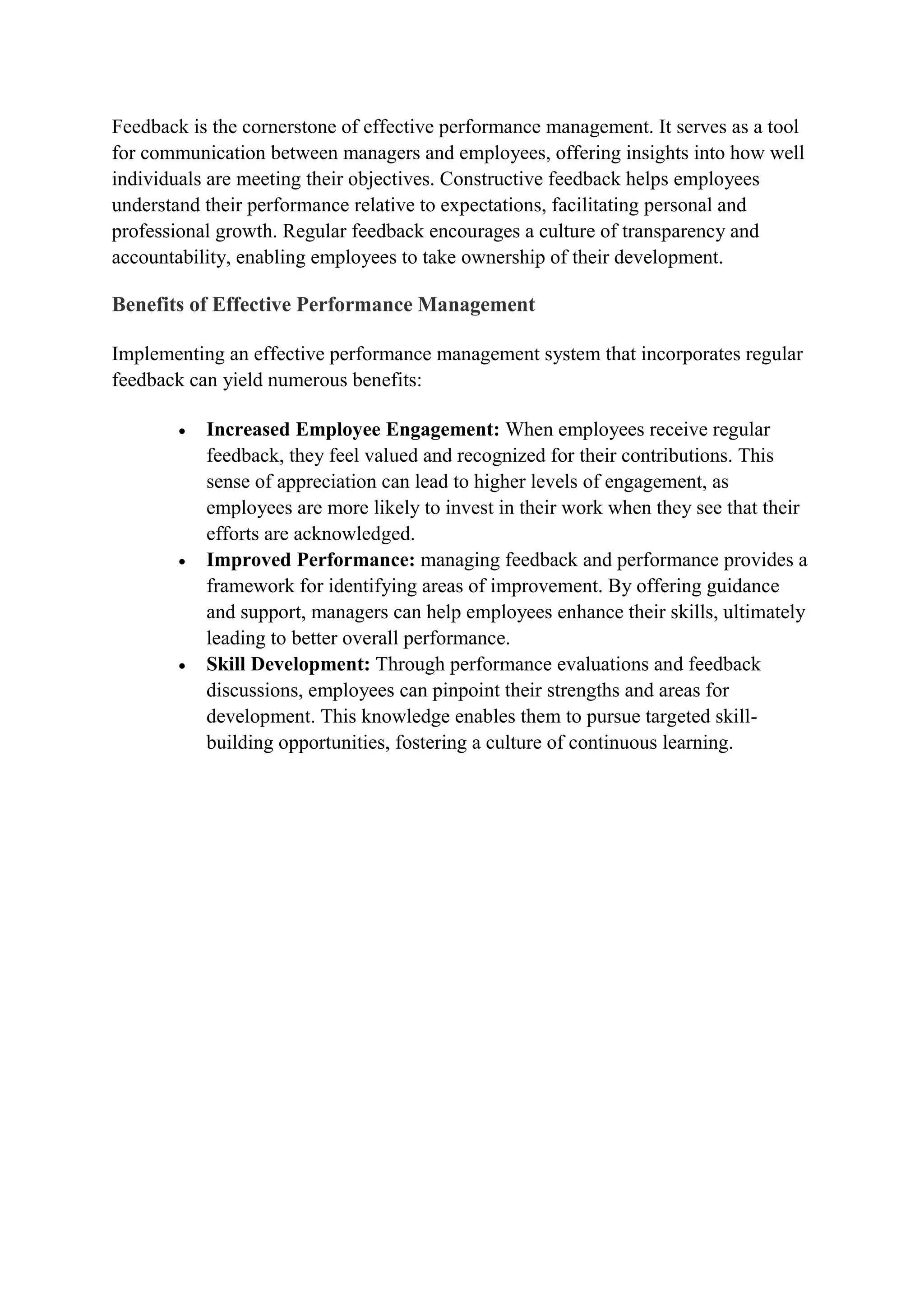 5 Best Practices for Feedback and Performance Management | Visionary ...