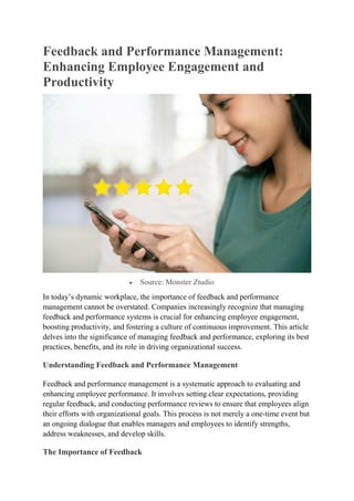 5 Best Practices for Feedback and Performance Management | Visionary ...