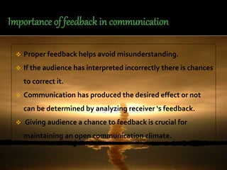 Feedback communication | PPTX | Business | Business and Finance