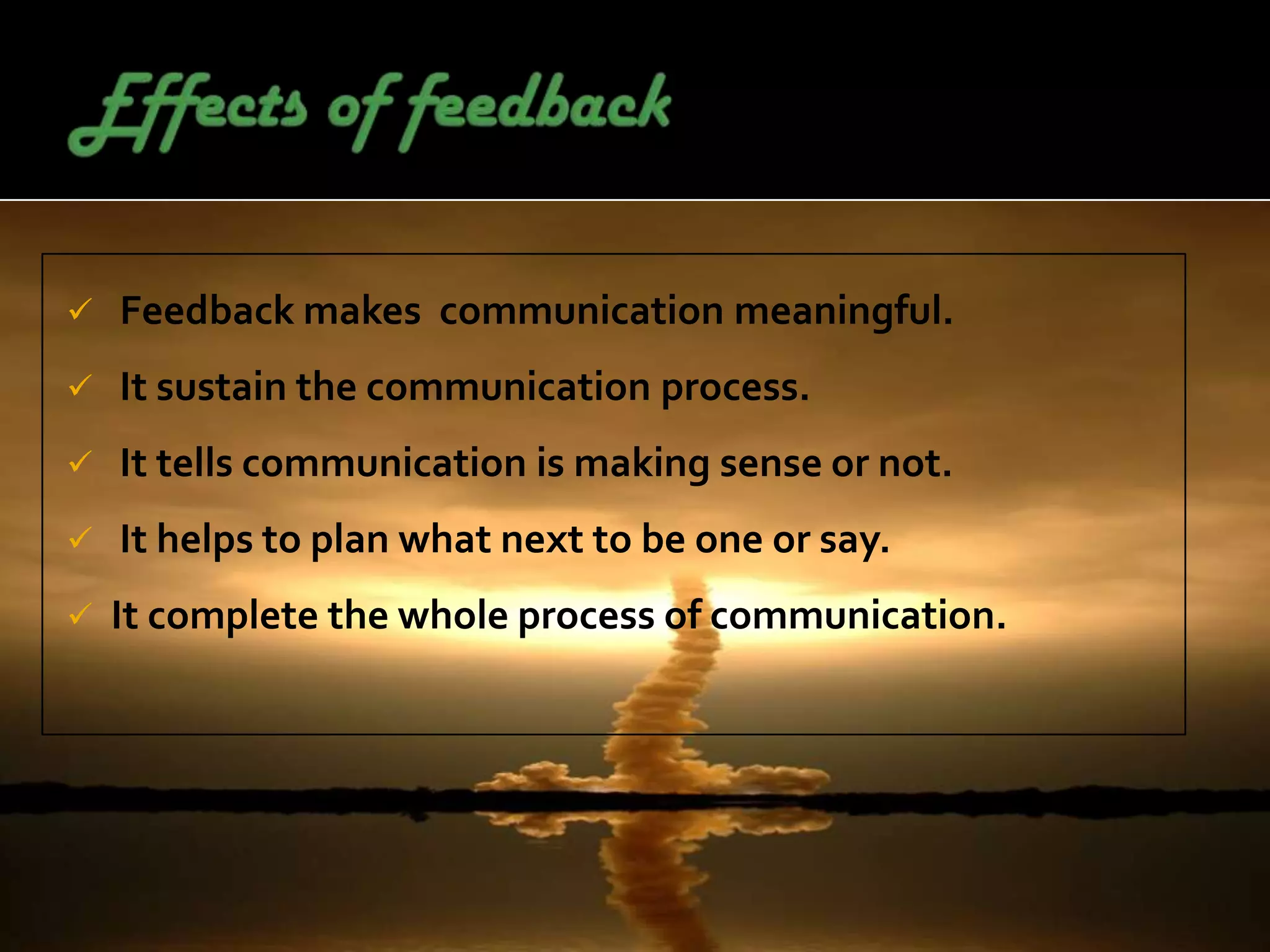 Feedback communication | PPTX | Business | Business and Finance