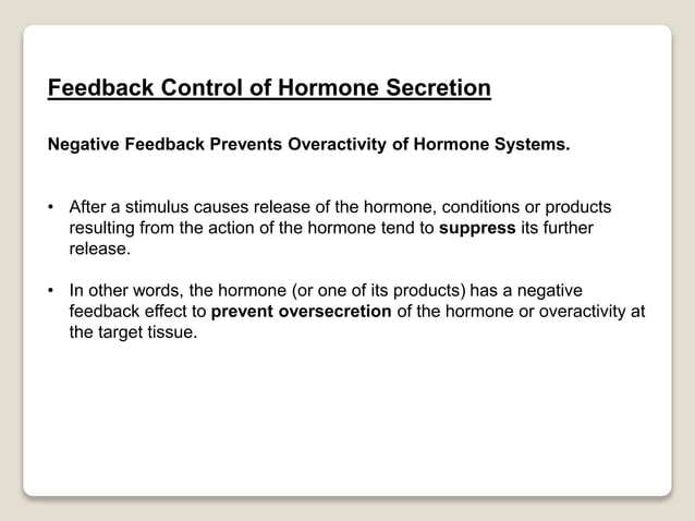 FEEDBACK CONTROL OF HORMONE SECRETION.pptx