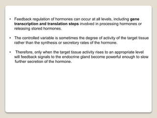 FEEDBACK CONTROL OF HORMONE SECRETION.pptx