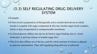 Feedback regulated drug delivery systems | PPTX