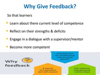 Feedback for medical students | PPTX