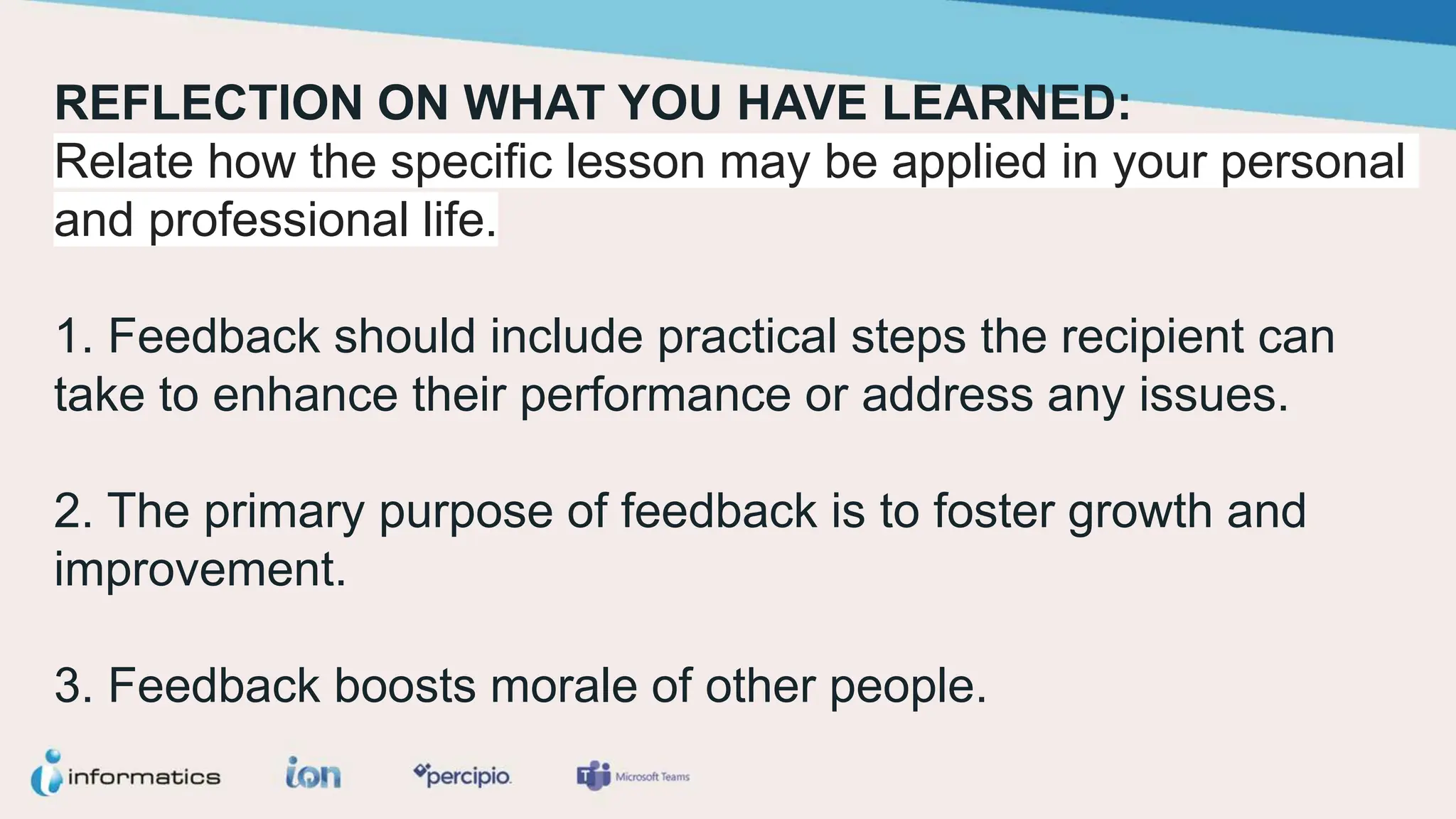 DELIVERING FEEDBACK THAT ENCOURAGES GROWTH | PPTX