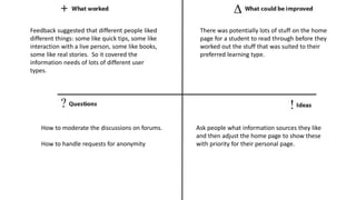Feedback grid | PPT