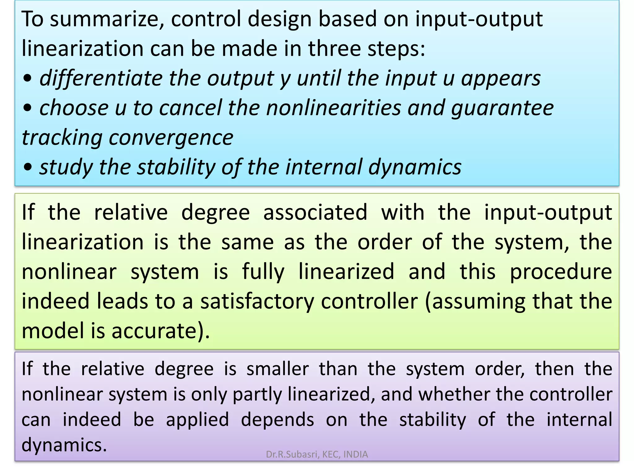Feedback linearisation | PDF