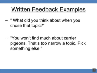 Feedback perceptionstudy record-1 | PPT