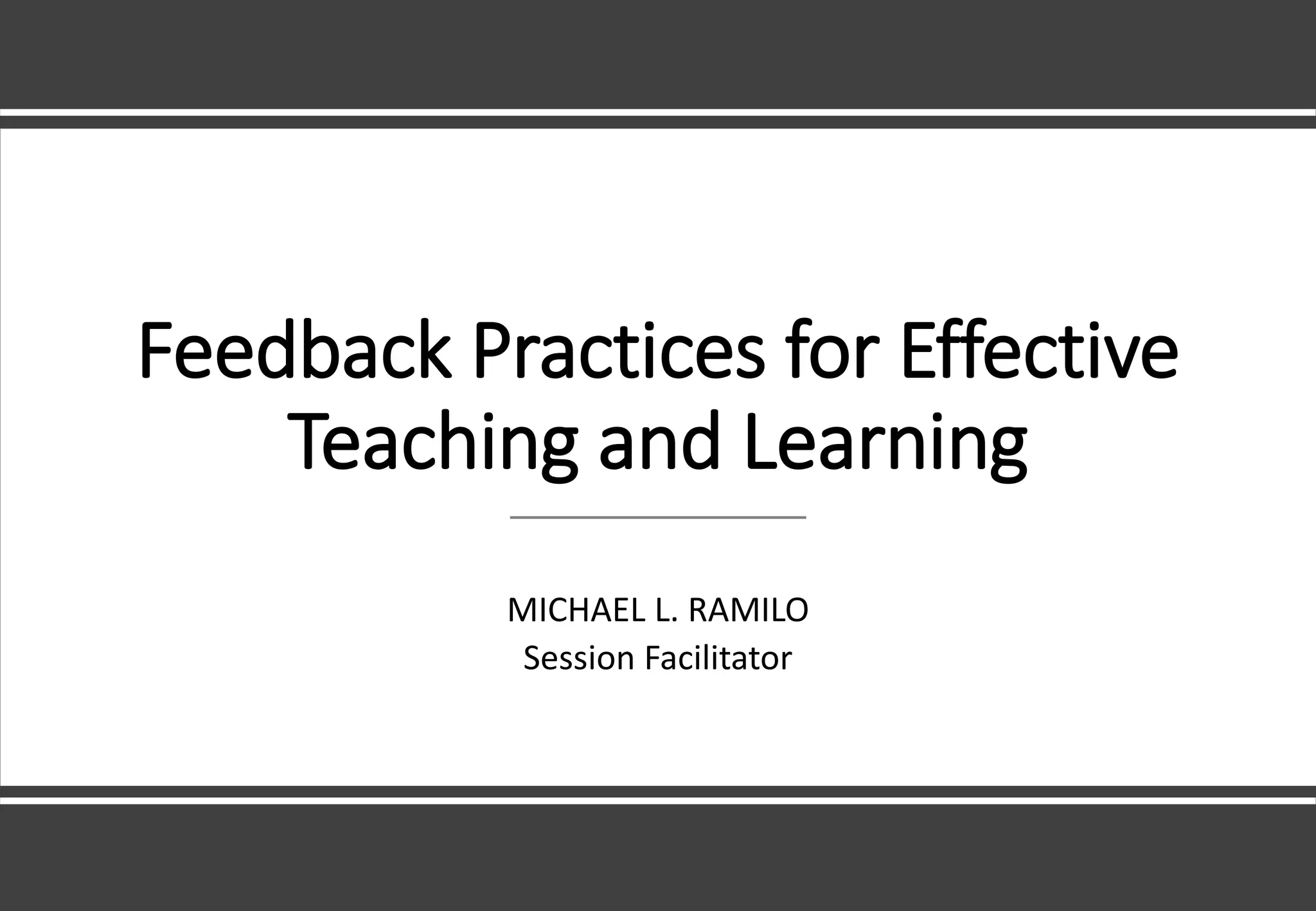 Feedback Practices for Effective Teaching and Learning.pptx