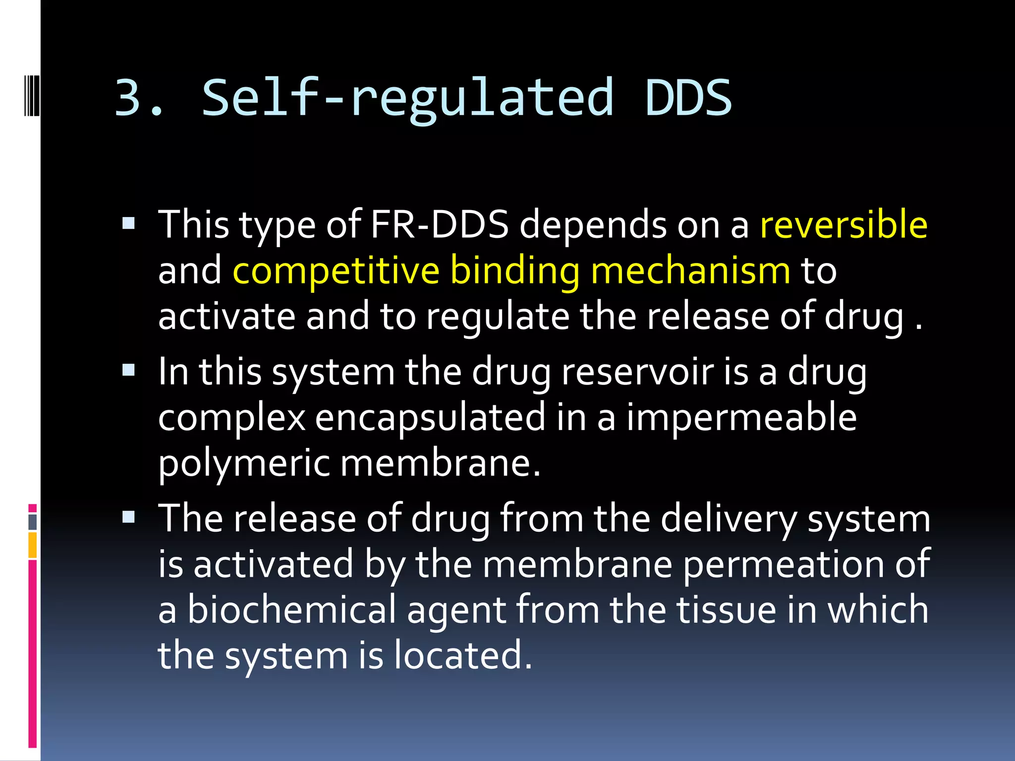 Feedback regulated drug delivery system | PPTX