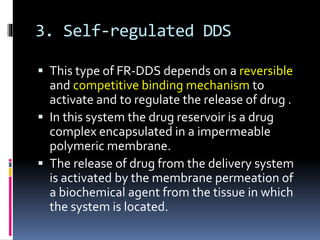 Feedback regulated drug delivery system | PPTX