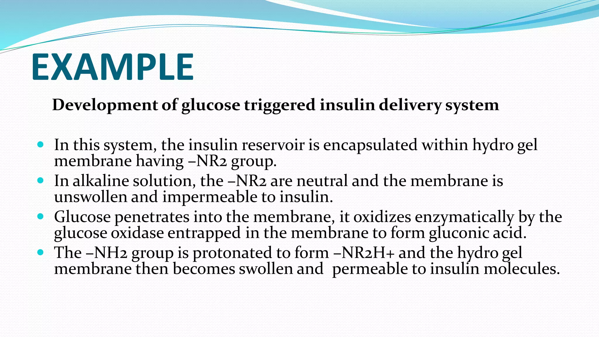Feedback regulated drug delivery system | PPTX
