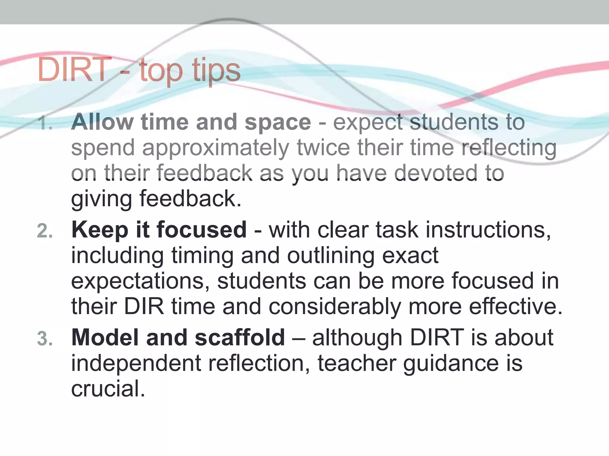 Feedback that moves learning forward | PPTX