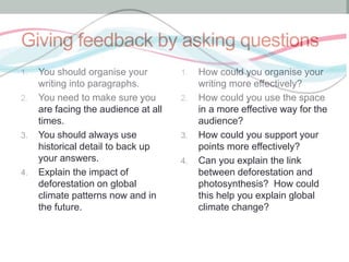 Feedback that moves learning forward | PPTX | Educational Assessment ...