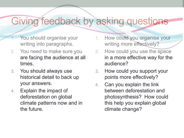 Feedback that moves learning forward | PPTX | Educational Assessment ...