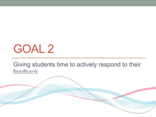 Feedback that moves learning forward | PPTX | Educational Assessment ...