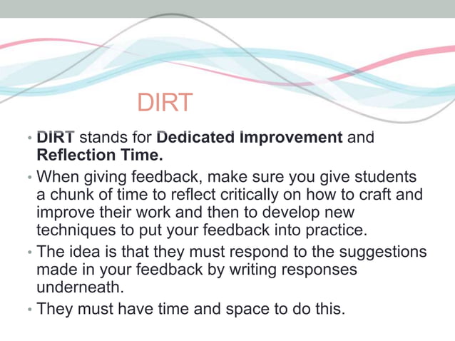 Feedback that moves learning forward | PPTX | Educational Assessment ...