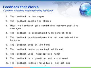 Feedback that works | PPT