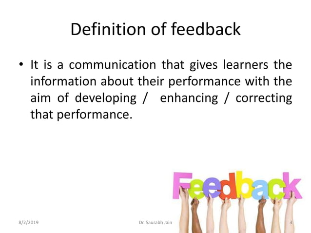 Feedback to medical students | PPTX