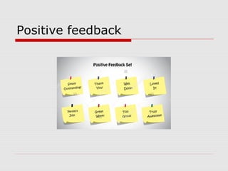 Feedback types of feedback | PPT