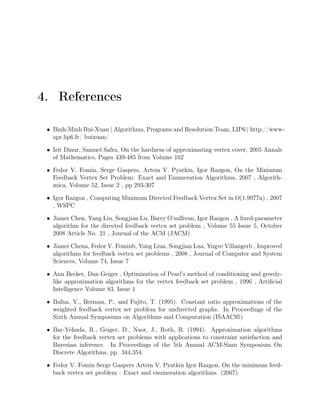 Feedback Vertex Set | PDF