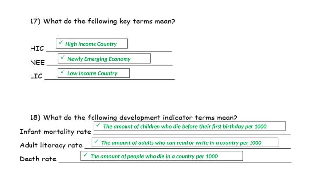 Feedback year 7 Geography Revision Booklet.pptx