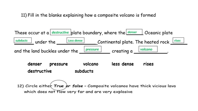 Feedback year 7 Geography Revision Booklet.pptx
