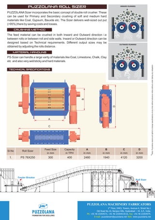 Feeder breaker and secondary sizer | PDF